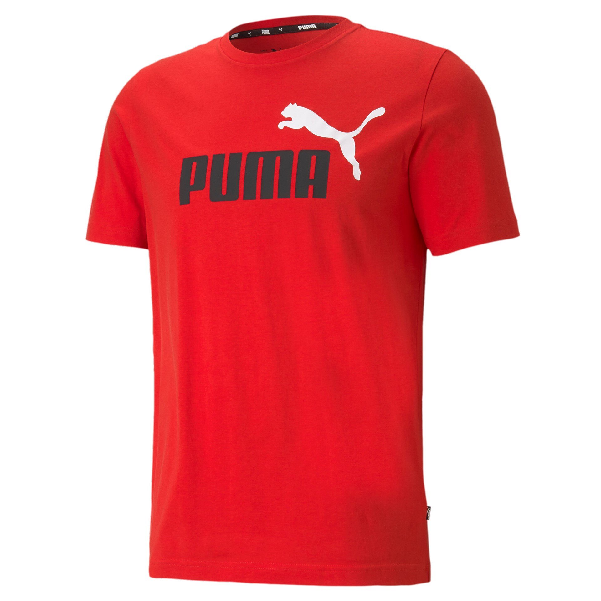 Футболка чоловіча Puma ESS+ 2 Col Logo Tee M 58675911 - high risk red ...