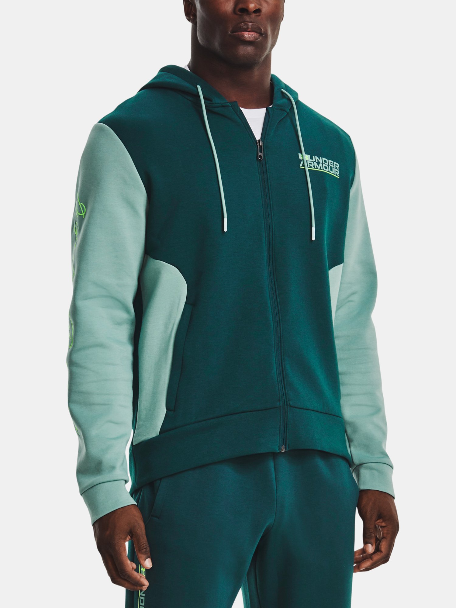 Under Armour Mikina Under Armour UA SUMMIT KNIT FZ HD-GRN - Sportovna