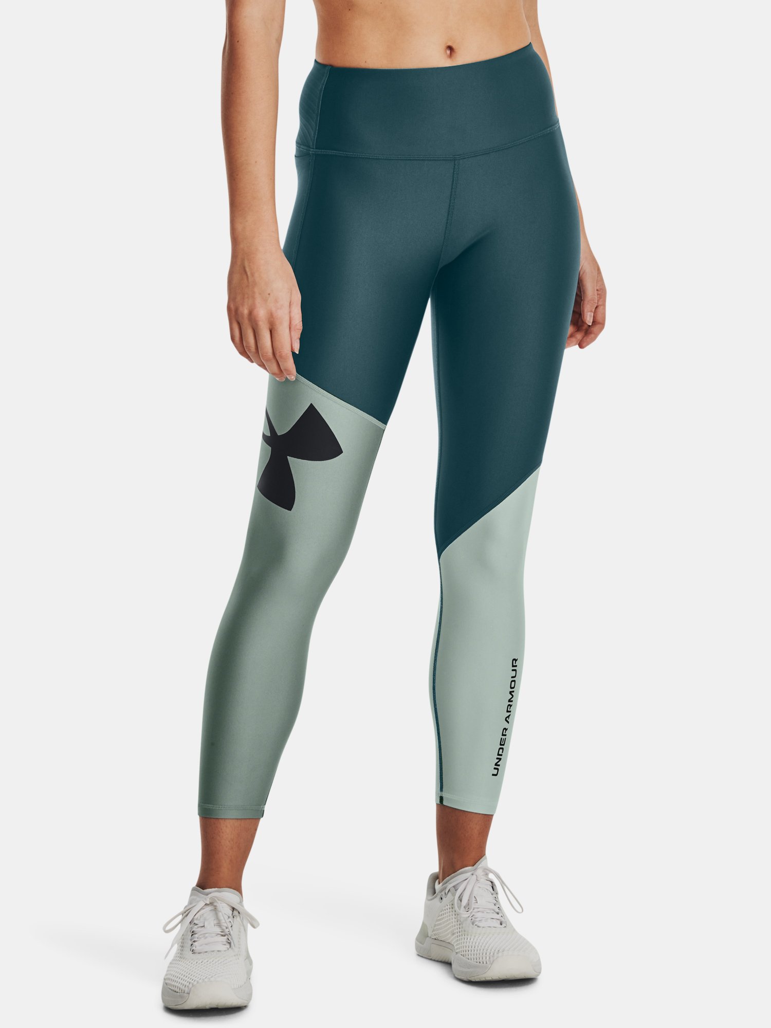 Legíny Under Armour Armour Colorblock Ankle Leg-GRN - Sportovna