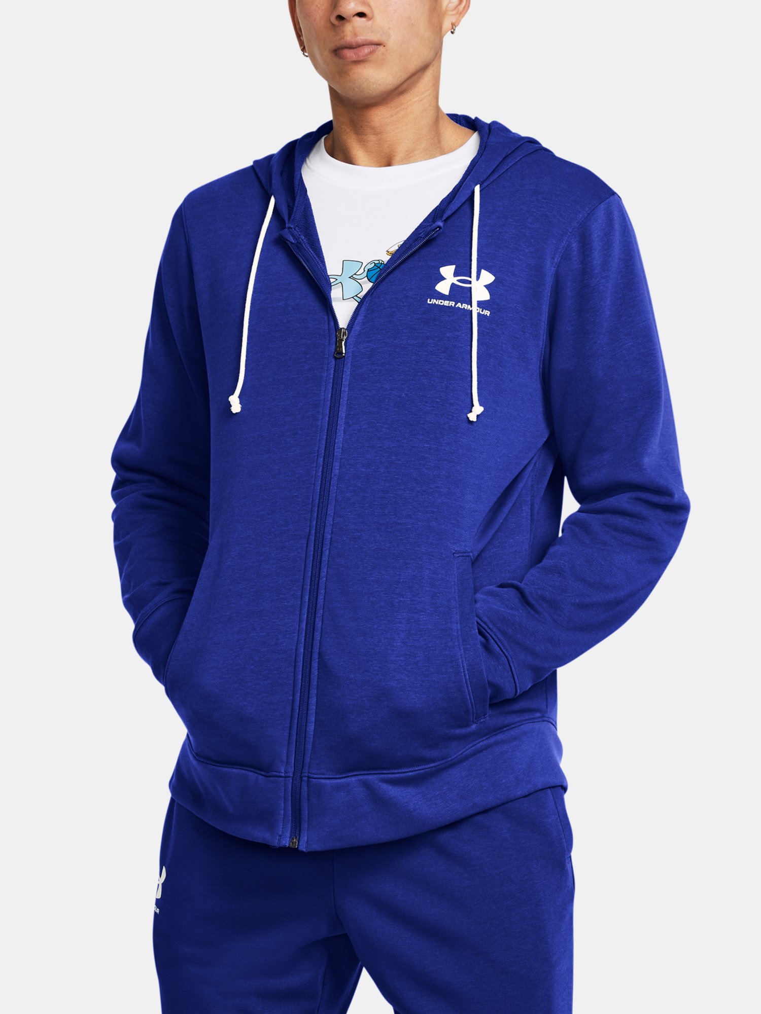 Under Armour Mikina Under Armour UA Rival Terry LC FZ M 1370409-400 ...