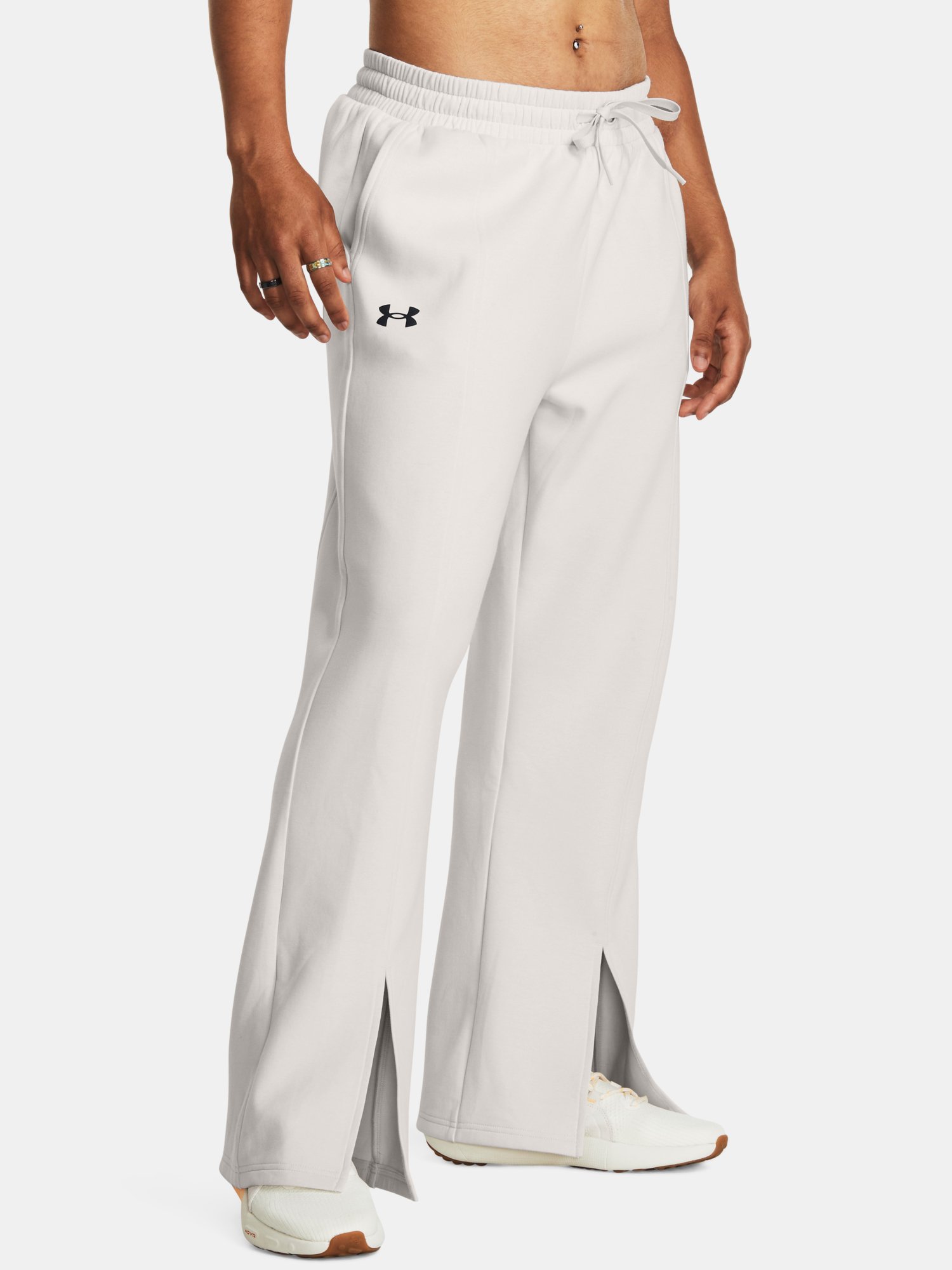 Under Armour Tepláky Under Armour Unstoppable Flc Split Pant-WHT ...