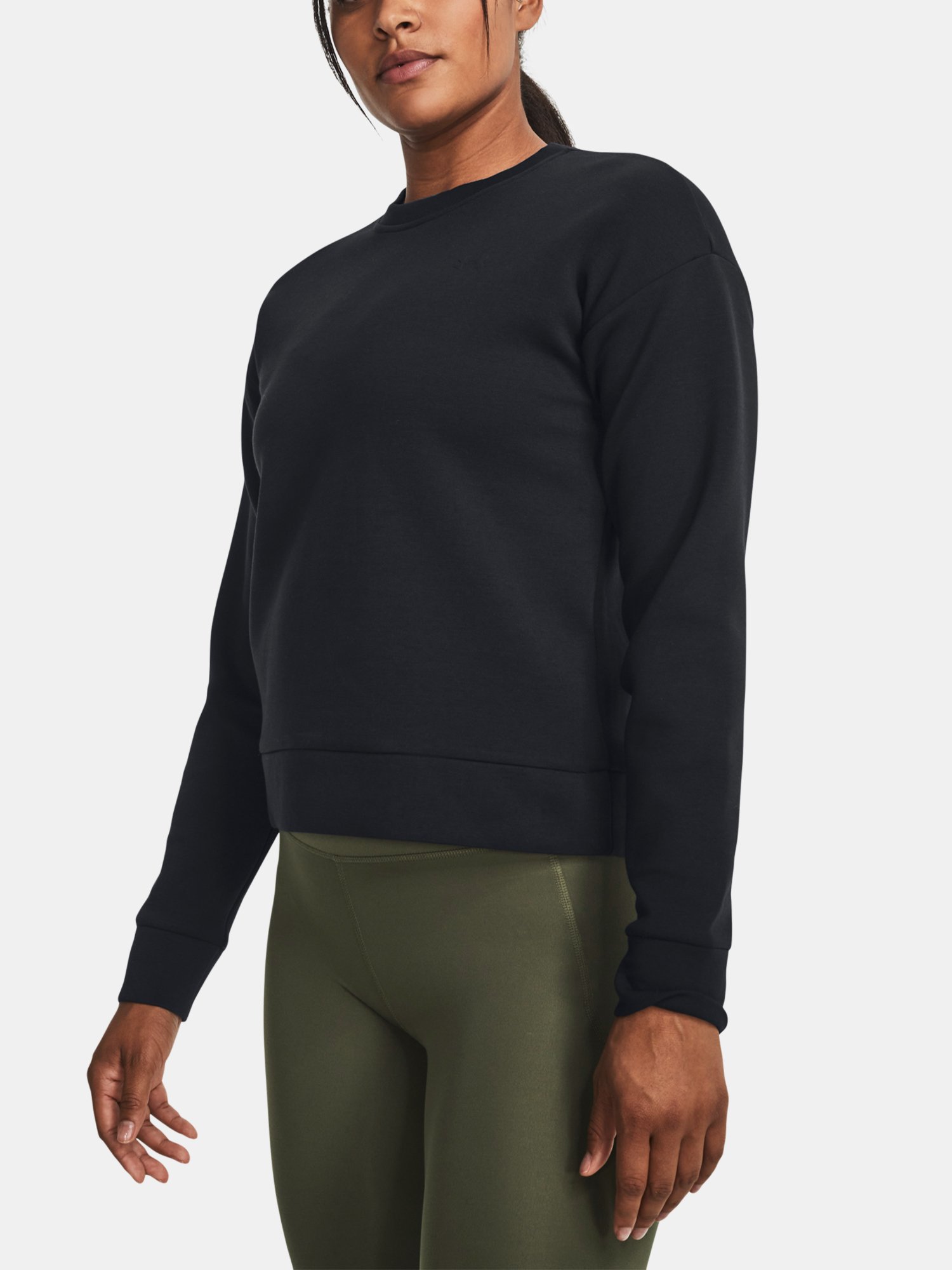 Mikina Under Armour Unstoppable Flc Crew-BLK - Sportovna