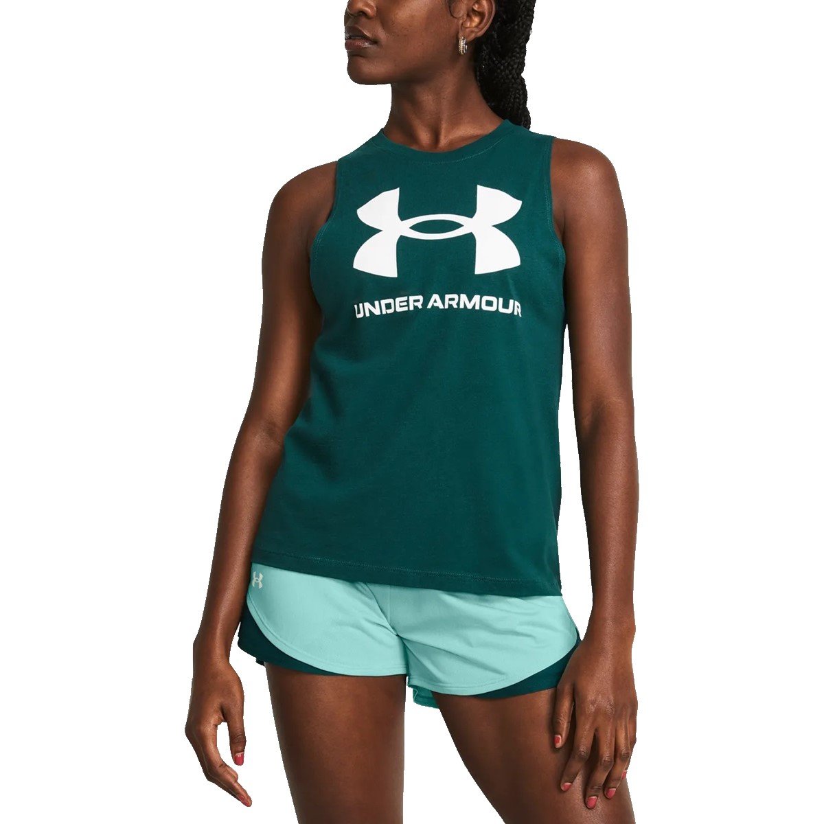 Dámske tielko Under Armour UA Live Sportstyle Tank W 1356297-449 - blue ...