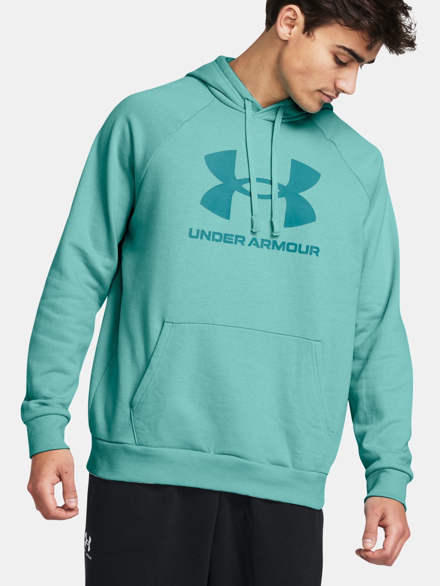 Under Armour Mikina Under Armour UA Rival Fleece Logo HD-GRN - Sportovna