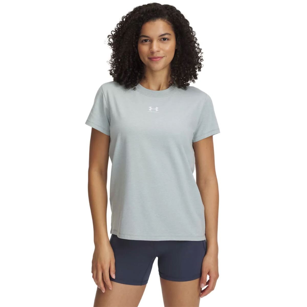 Dámské sportovní tričko Under Armour Rival Core SS W 1383648-349 ...