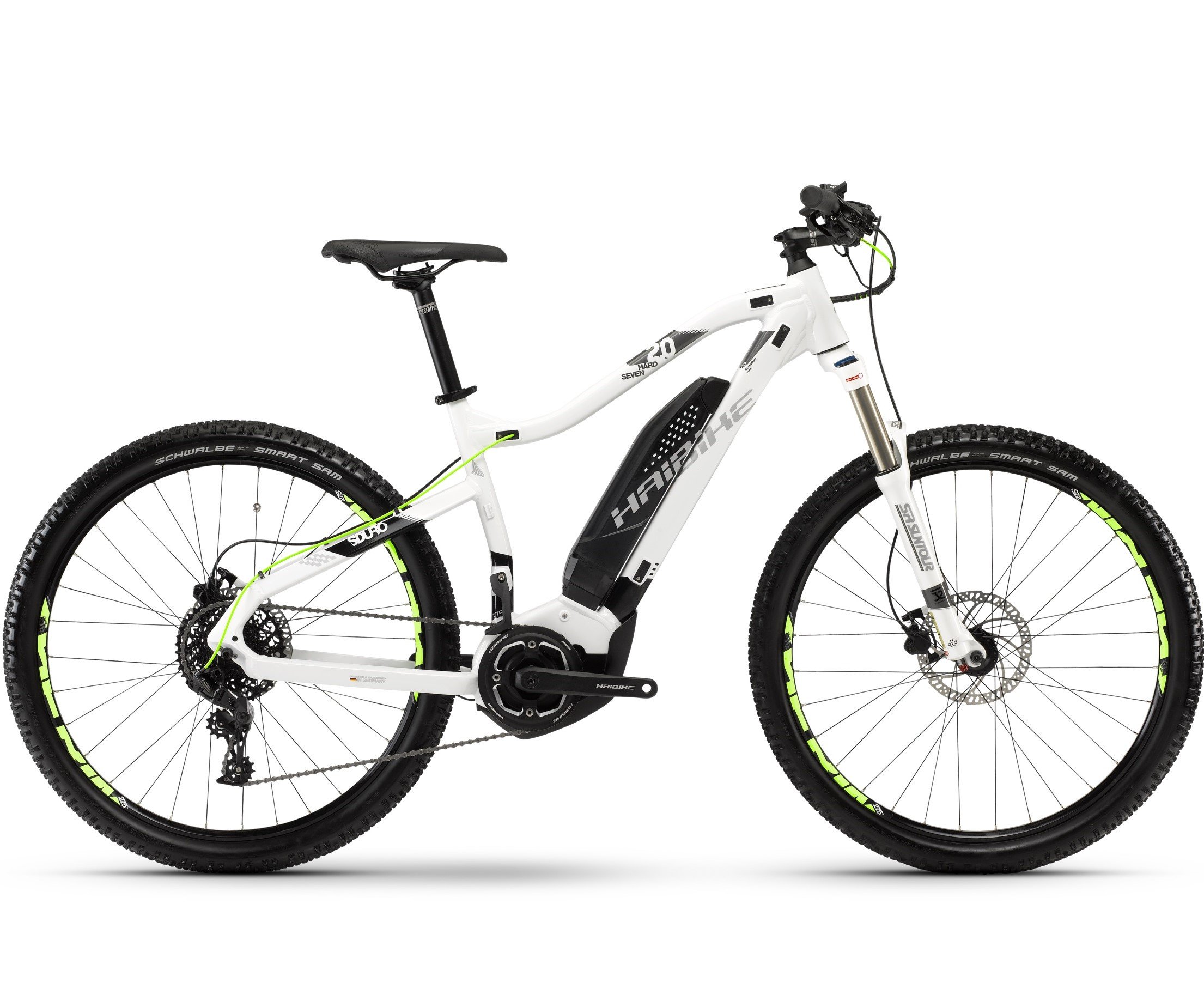 Haibike Haibike SDURO HardSeven 2.0 white/black/titanium model 2018 ...