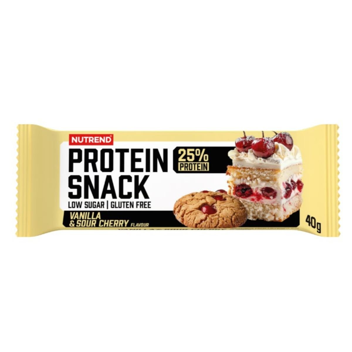NUTREND Tyčinka Nutrend Protein Snack 40g VM-089-40-VVI - vanilka+višňa ...