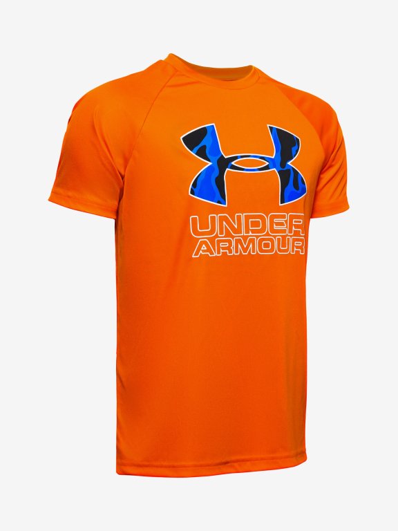 Chlapecké triko Under Armour Tech Hybrid Prt Fill Ss Jr 1354000-844 ...